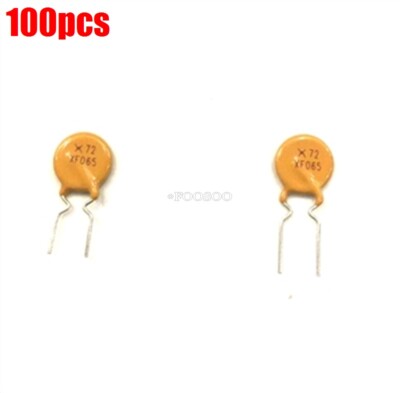 100Pcs 0.65A 72V 650Ma Polyswitch Resettable Fuse Poly Switch Fuse ...