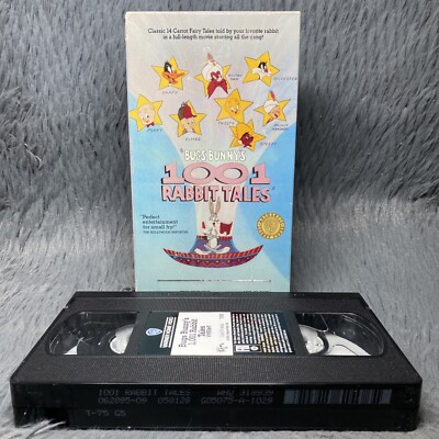 Bugs Bunny's 1001 Rabbit Tales VHS Tape 1990 Warner Bros Cartoon ...