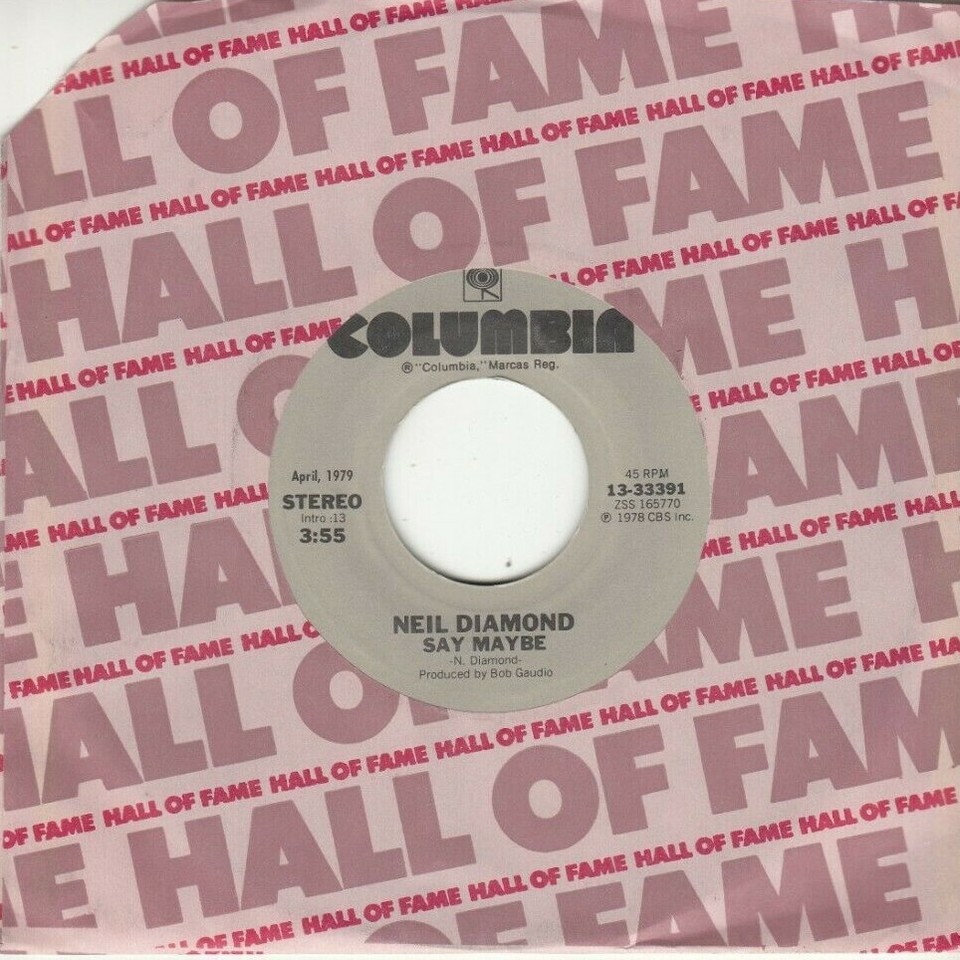 NEIL DIAMOND - SEPTEMBER MORN/SAY MAYBE - MINT REISSUE 45 - UNPLAYED ...