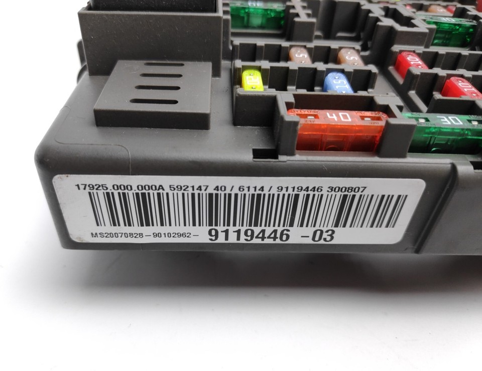 BMW 1 3 X1 E90 E91 E84 E84 E87 Fuse Box Front Power Distribution Unit ...
