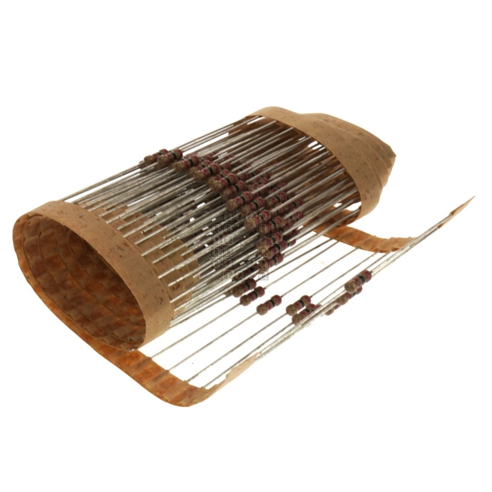 Stackpole CF14JT2K00 Carbon Film Resistor, 2k Ohm, 1/4W, +/-5%, 100 ...