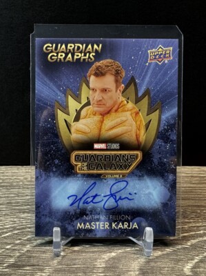 NATHAN FILLION MASTER KARJA AUTOGRAPH SSP 2024 UD GUARDIANS OF THE ...
