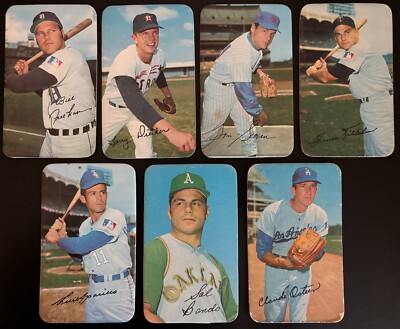 1970 Topps Super Baseball Complete Set —All Cards #1-42— Aaron ...