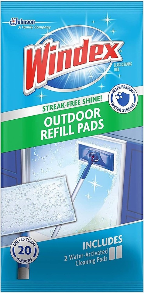 Streak-Free Window Cleaning 2 Count Pads - Clean 20 Windows ...