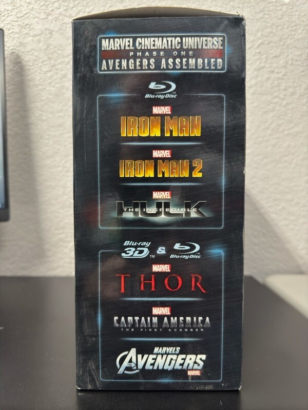 Marvel Cinematic Universe Phase 1 One Avengers Collector's Edition Blu ...