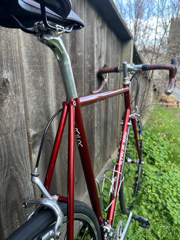 Handmade Steve Rex Fillet Steel 59cm Road Bike, Campagnolo 22, Nitto ...