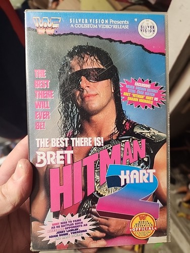 WWF - Bret "Hitman" Hart (VHS, 1994) Coliseum video Siliver Vision | eBay