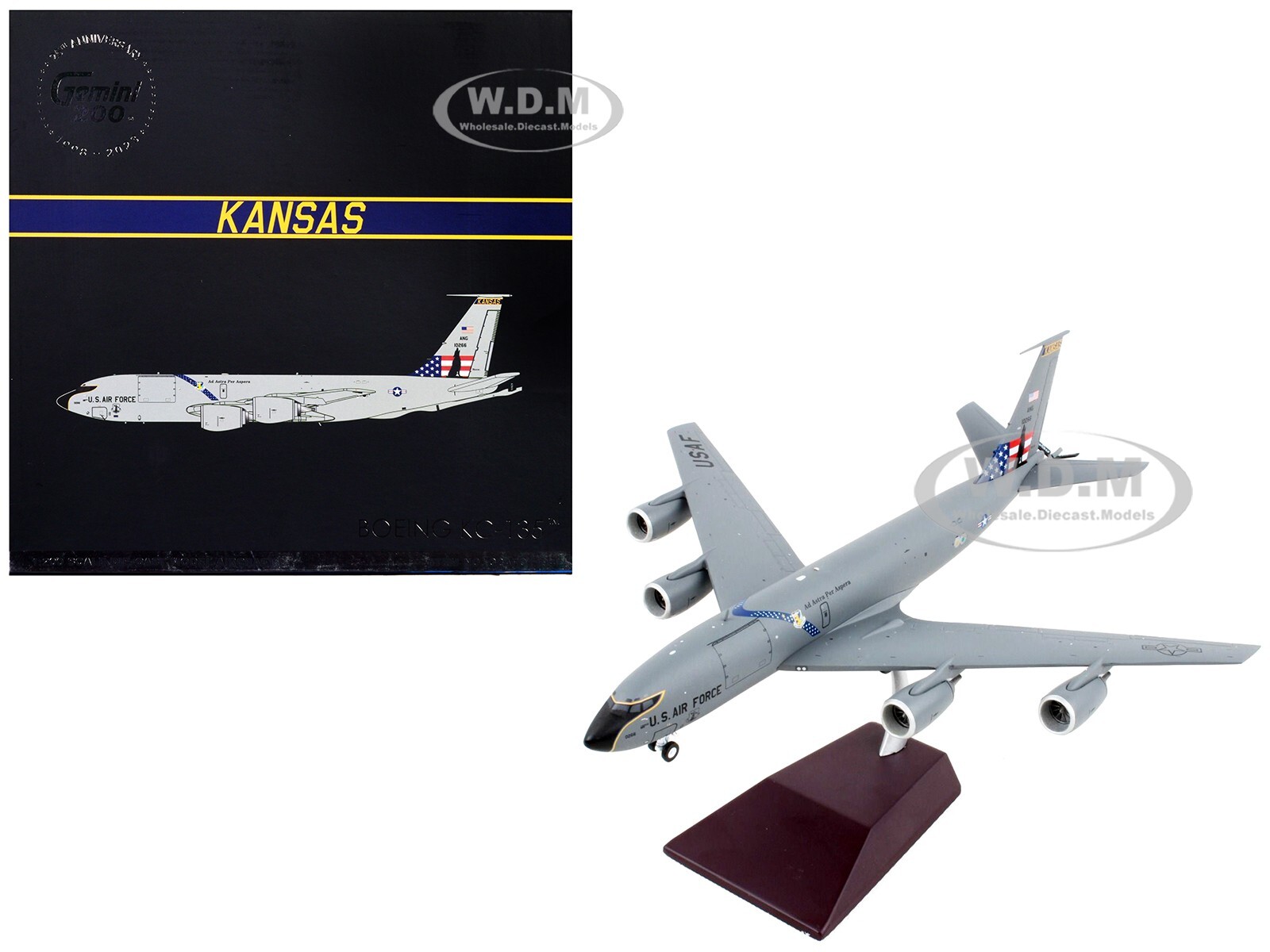 BOEING KC-135 STRATOTANKER AIRCRAFT "KANSAS ANG" 1/200 BY GEMINIJETS ...