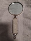 Vintage Magnifying Glass- Reading Desk Magnifier Handheld W Fur Handle ...