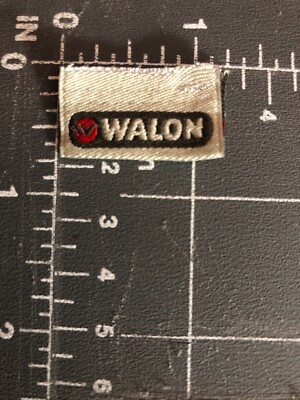 Walon Sport Logo Patch Tag Sportswear Athletic Wear Apparel Letter W ...