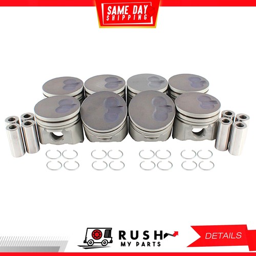 92-04 Standard size Complete Piston Set For AM 6.5L V8 OHV 16v DNJ ...