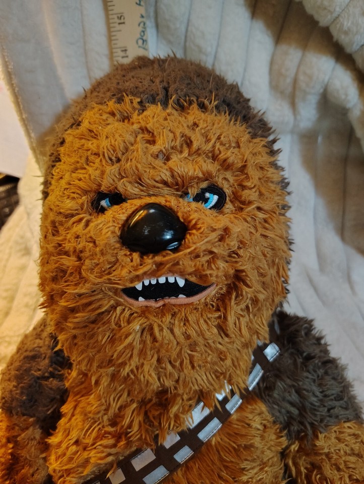 Build A Bear Star Wars Plush Chewbacca Stuffed Animal Wookie Brown 22 ...