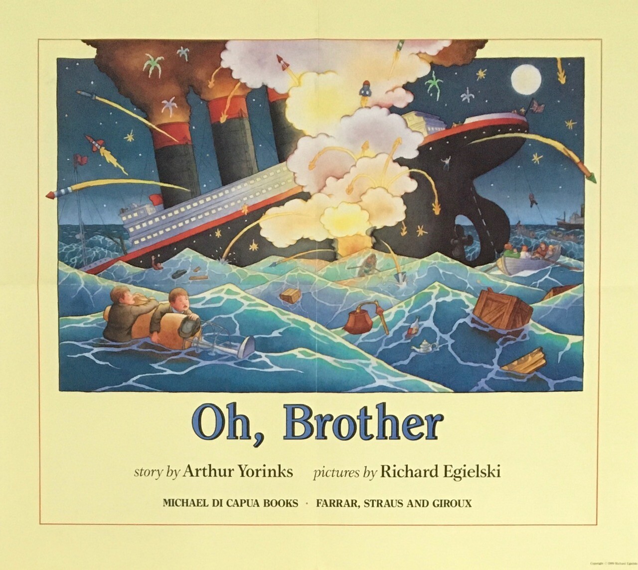 Arthur Yorinks, Richard Egielski / Oh Brother Poster 1989 | eBay