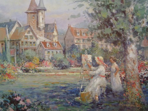 L Gordon The Art Lesson Lithograph SN Limited Edition | eBay