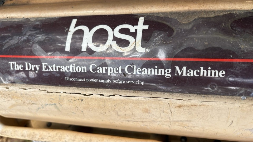 HOST DRY EXTRACTION CARPET CLEANING MACHINE WORKS GREAT! | eBay