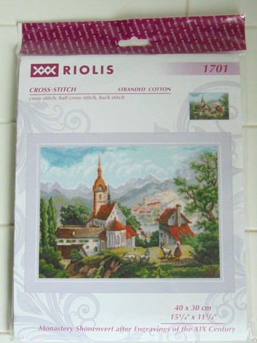 RIOLIS 1701 MONASTERY SHONENVERT CROSS STITCH KIT EKATERINA SERGEEVA ...