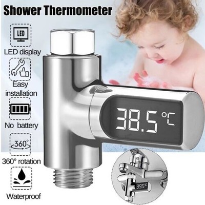 LED Display Digital Shower Temperature Water Thermometer Realtime ...