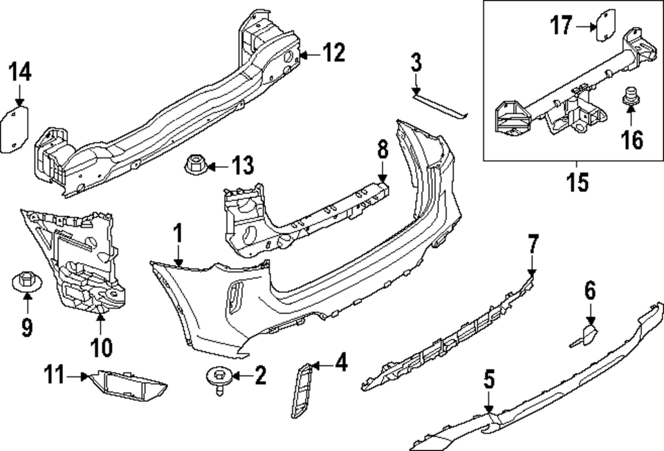 Genuine BMW 2022-2024 BMW X3 - Outer Support Insulator 51-12-9-881-815 ...