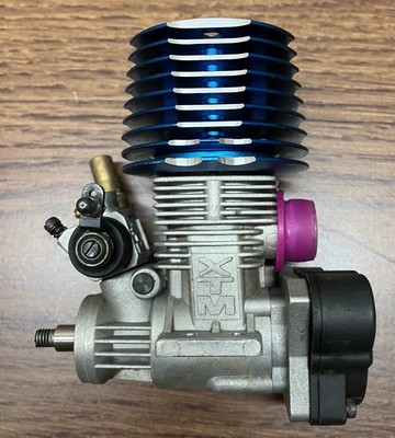 XTM 18 Nitro Engine Team Associated RC10GT Cut Crank Dual Sport Vintage ...