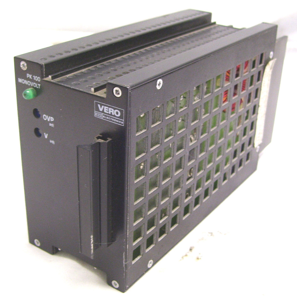 VERO ELECTRONICS POWER SUPPLY MONOVOLT PK100 116-17509 60 Day Warranty ...