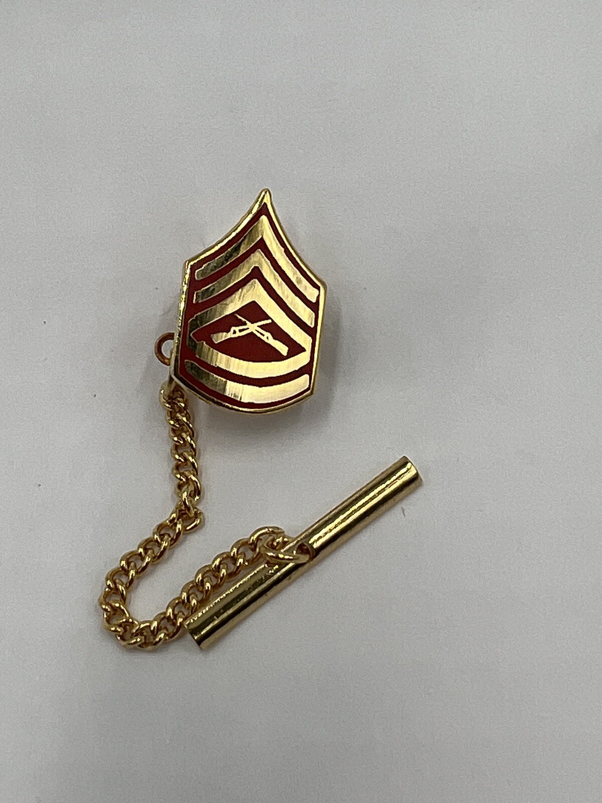 New In Box 3/8" USMC Marine Corps Gunnery Sergeant E7 Tie Tack | eBay