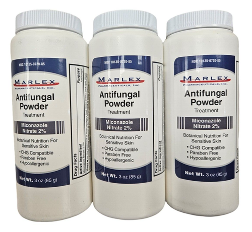 MARLEX Antifungal POWDER Miconazole 2% 3oz ( 3 pack ) __ | eBay