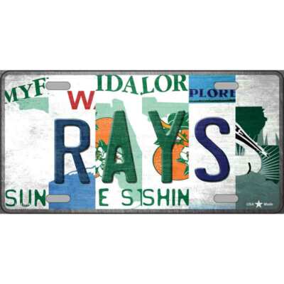 Rays Strip Art Novelty Metal License Plate Tag Tag LP-13206 | eBay