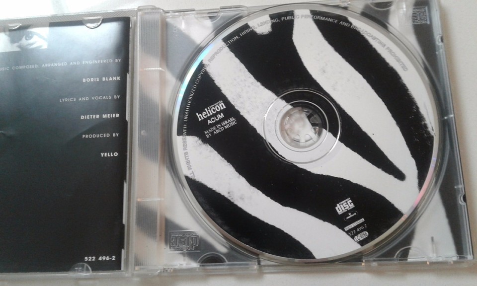 YELLO Zebra RARE ISRAELI CD 16244406522| eBay