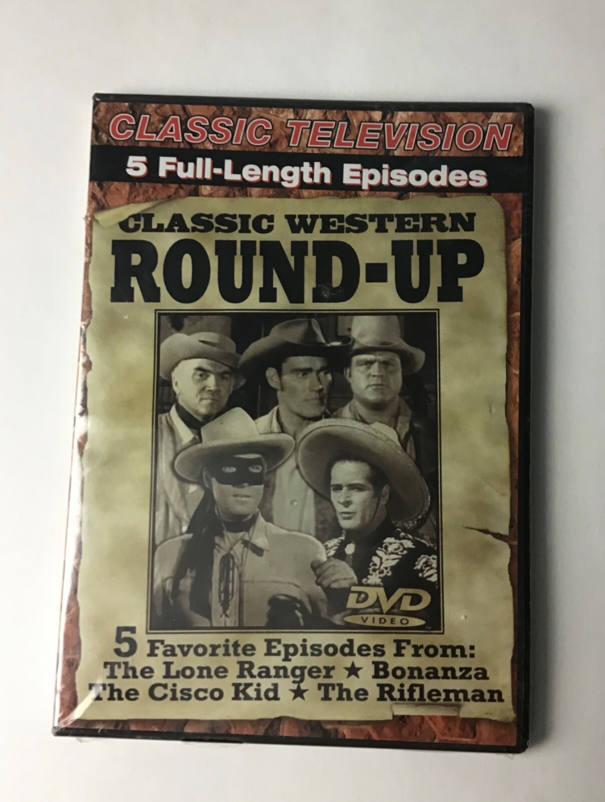 The Classic Round up DVD 5 Movie Set Lone Ranger Bonanza Cisco Kid ...