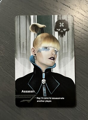 Coup | The Dystopian Universe | Assassin Character Card | Official Game ...