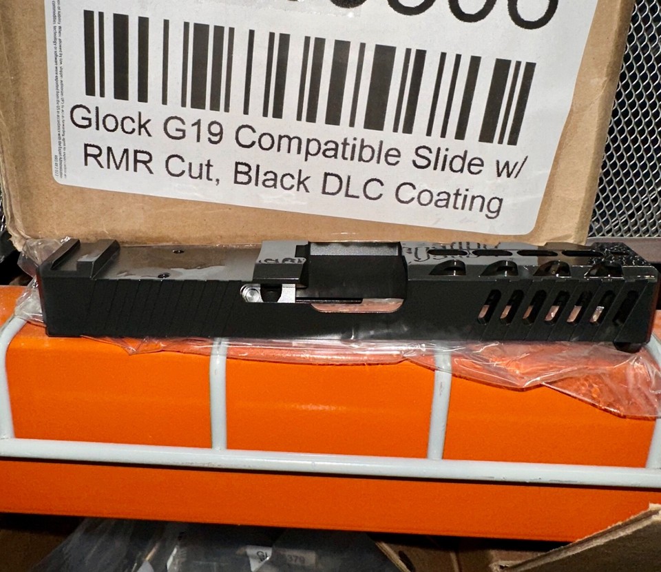 Glock G19 Compatible Slide w/ RMR Cut - Black Nitride | eBay