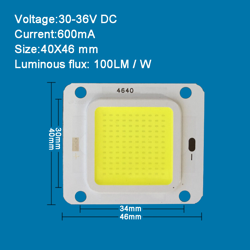 32V 12V 10W 20W 30W 50W COB LED Chip lamp Light for Spotlight ...