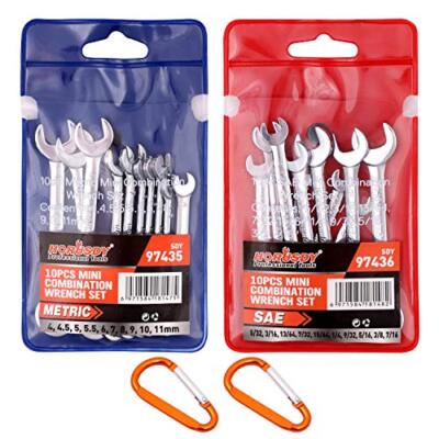 20piece Mini Wrench Set Small Wrench Set Metric And Sae Mini ...