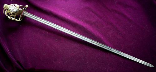 NAPOLEONIC KING WILLIAM BODYGUARD GARDE DE BATTAILLE SWORD 1 OF 2 KNOWN ...
