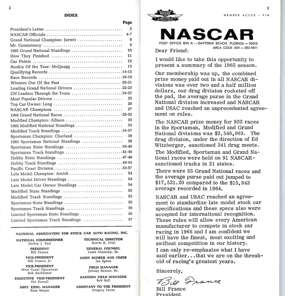 1953-1982 NASCAR Stock Car Racing Record Books. Official, original ...