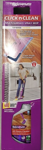 Rejuvenate Click n Clean Multi Surface Microfiber Spray Mop Kit ...