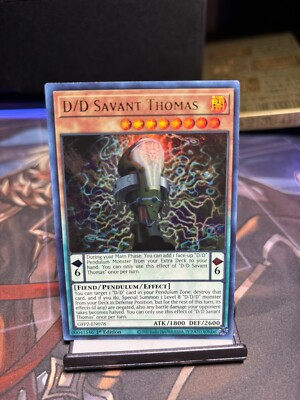 Yu-Gi-Oh! D/D Savant Thomas 1st Ed. GFP2-EN078 Ultra Rare NM/LP x1 | eBay