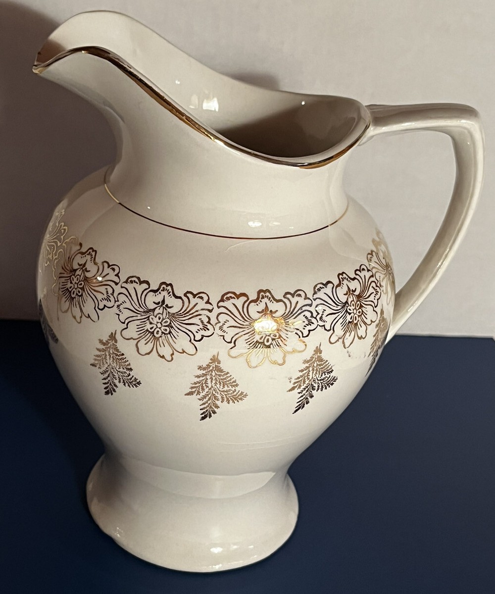 Laughlin Ceramic Pitchers Pottery Homer Laughlin Pitcher & Bowl Set