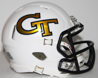 2024 Georgia tech Yellow Jackets Custom Riddell Mini Helmet vs Georgia ...
