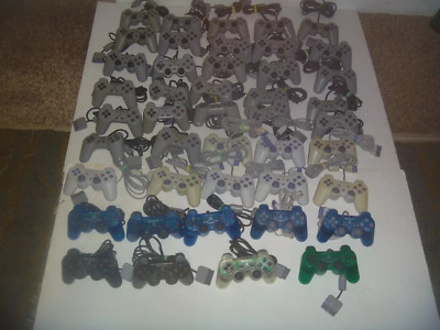 LOT OF 25 Official Sony Playstation 1 PS1 PsONE Controller Broken ...