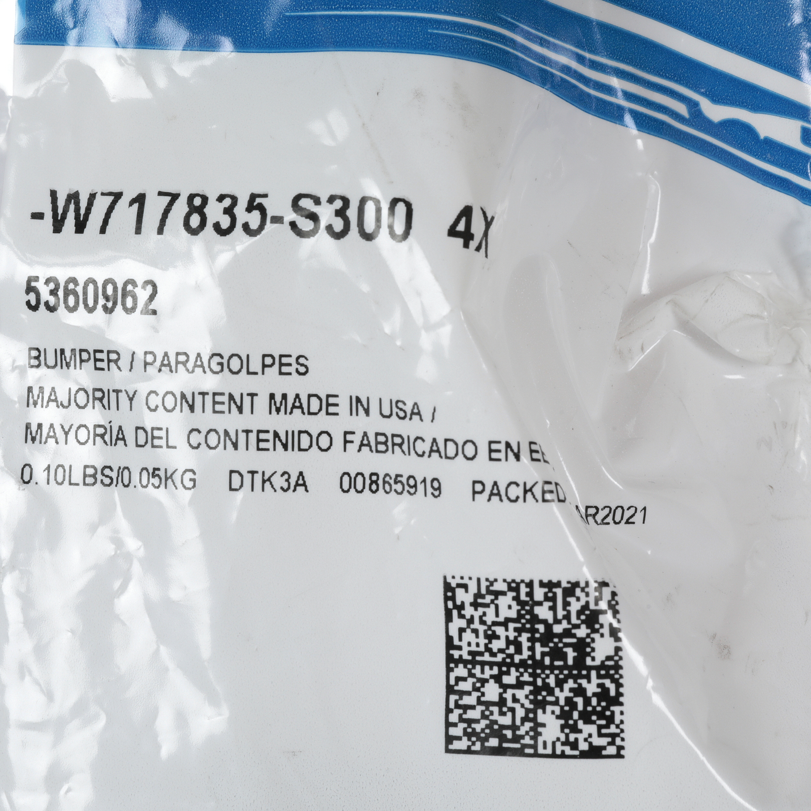 NEW OEM Ford 2015-2020 F-150 Lincoln MKC Glove Box Door Bumper -W717835 ...