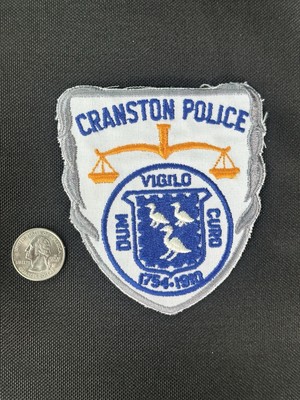 Cranston Rhode Island Police Patch - New Condition | eBay
