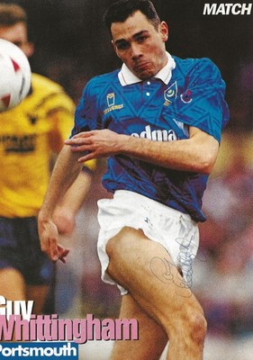 GUY WHITTINGHAM PORTSMOUTH FC & DEAN SAUNDERS ASTON VILLA FC ORIGINAL ...