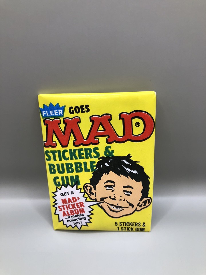 1983 Fleer Goes MAD STICKERS (1) Unopened Wax Pack. (1) Pack. Vintage ...