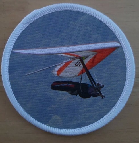 Hang Glider Gliding School Club Flight Badge Patch Patches Badges | eBay