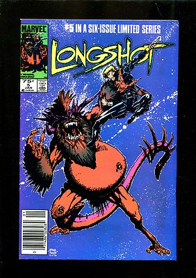 LONGSHOT 5 NEWSSTAND EDITION (9.4) 1ST APP ARIZE ADAMS PORTACIO MARVEL ...