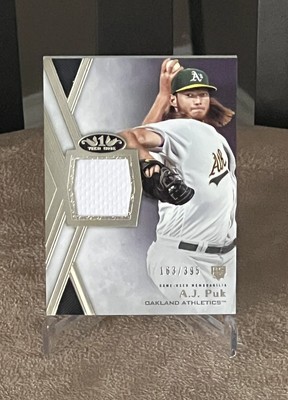 AJ Puk (/395) - 2020 Topps Tier One Relics #T1R-AJP. - A’s ...