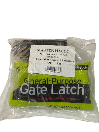 Master Halco 301732 Black Steel Self-Closing Ornamental Fence Gate ...