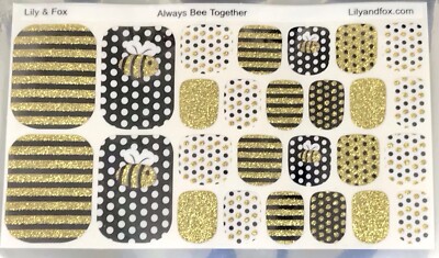 Lily And Fox Nail Polish Strips Pedi ,always Bee Together Read ...