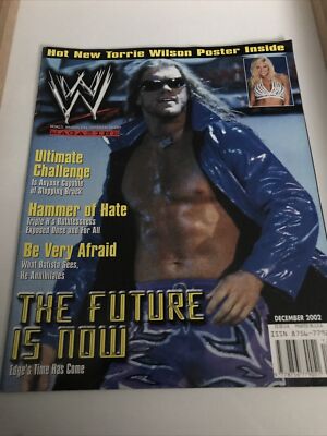 WWF WWE Magazine DECEMBER 2002 EDGE + Torrie Wilson Poster | eBay